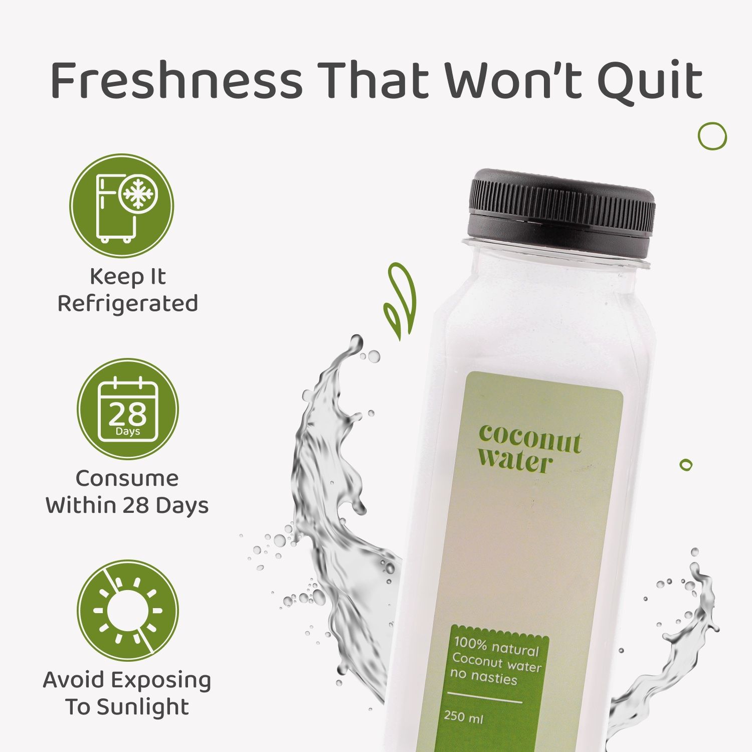 100% Tender Coconut Water (pack of 5)