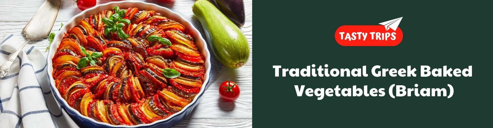 Briam is a traditional Greek recipe for roasted vegetables. Our recipe ...